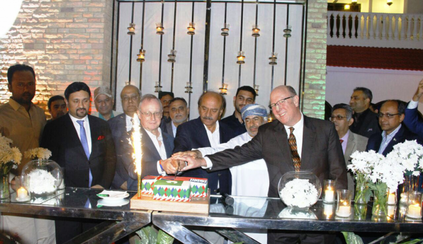 Samir Mir Shaikh hosts dinner reception for Mr. Steve Crossman and John ...