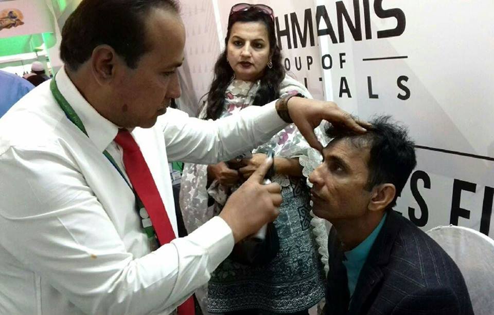 Hashmanis Hospital provides eye screening and testing facilities at ...