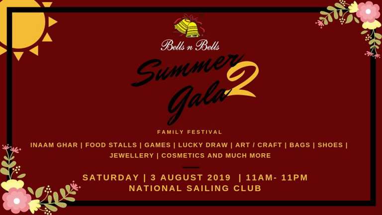 Bells n Bells to host Summer Gala 2 on 3rd August at National Sailing ...
