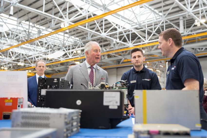 HRH The Prince of Wales tours British Airways’ engineering base in ...
