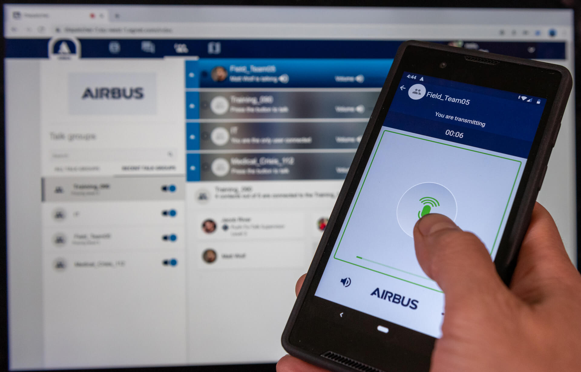 Airbus showcases Tactilon Agnet collaboration solution during virtual ...