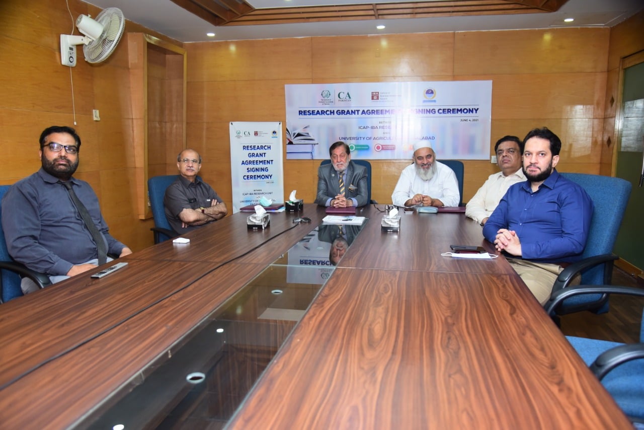 ICAP and IBA joined hands together and formed ICAP-IBA Research Unit ...