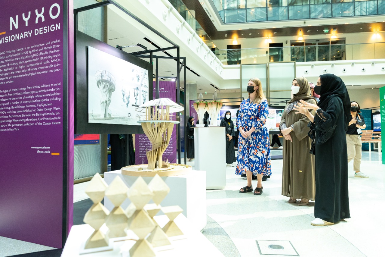Hala Badri visits Dubai Design Week 2021, praises works done by ...
