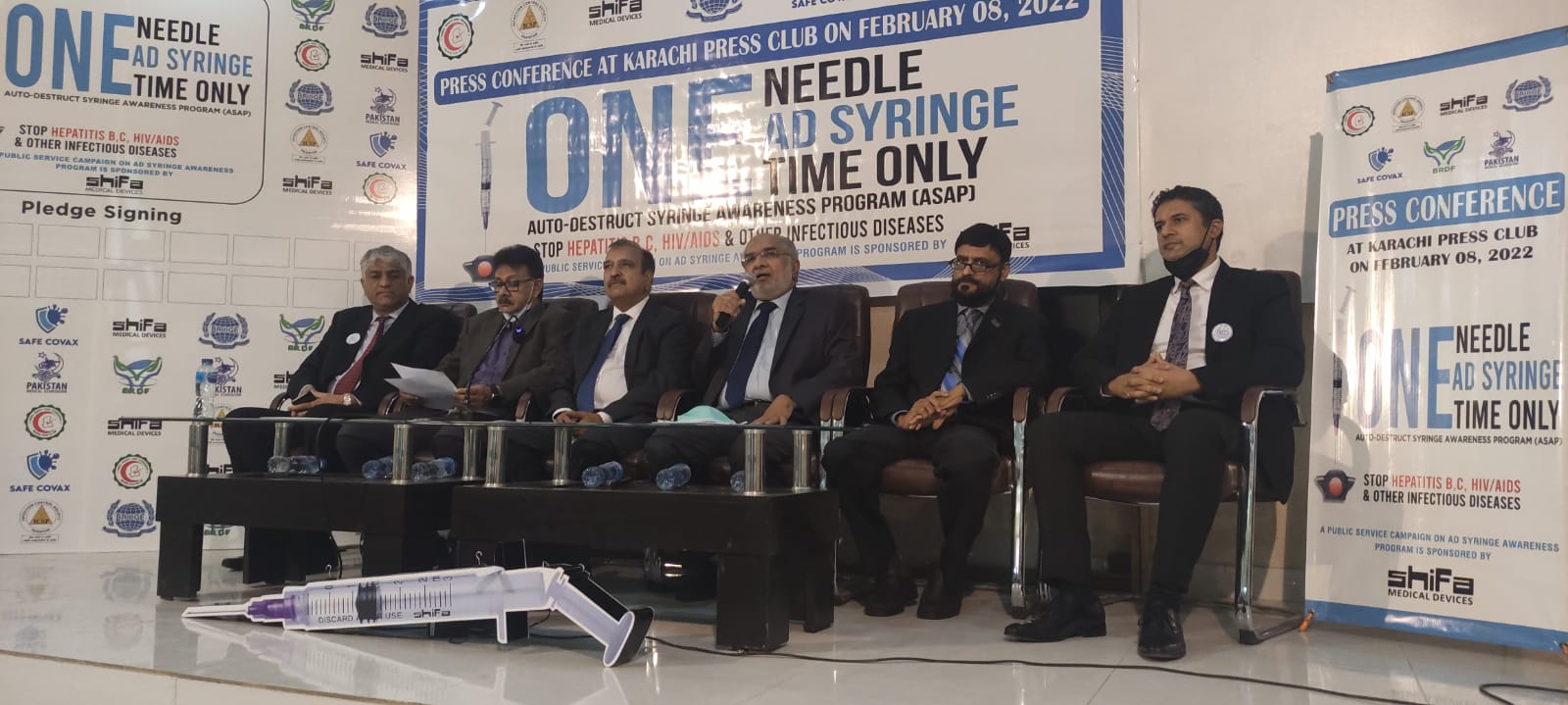 ICSP organises media briefing on AD Syringe Awareness Campaign at KPC ...