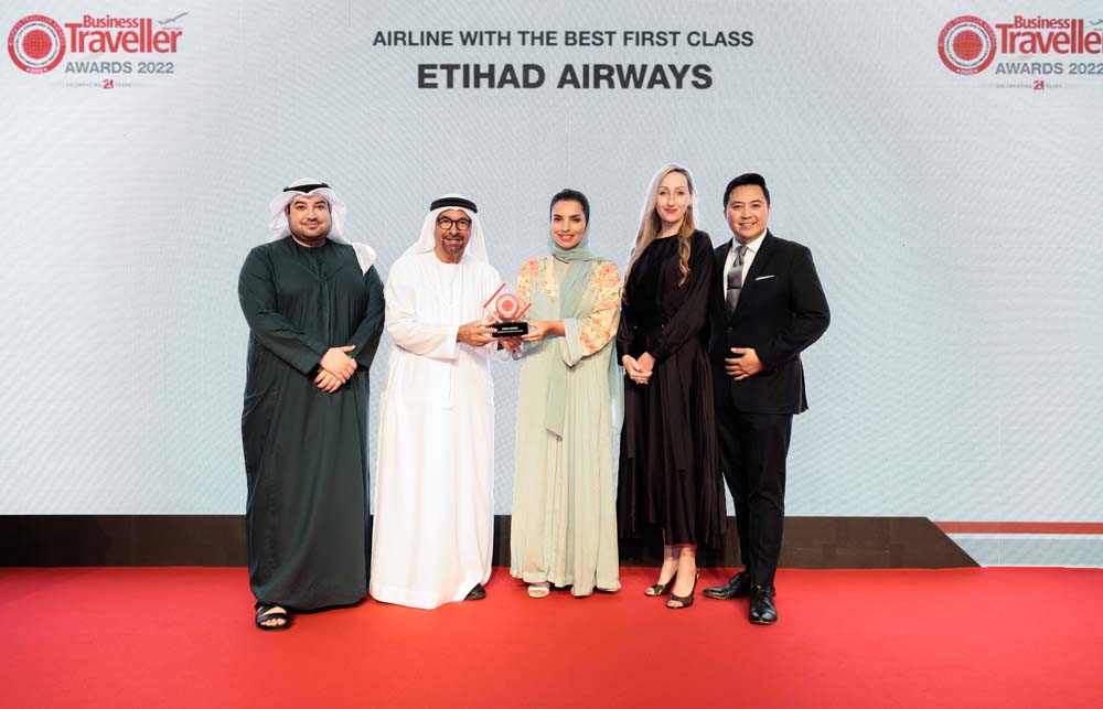 Etihad Airways wins at the Business Traveller Awards 2022 - Biz Today