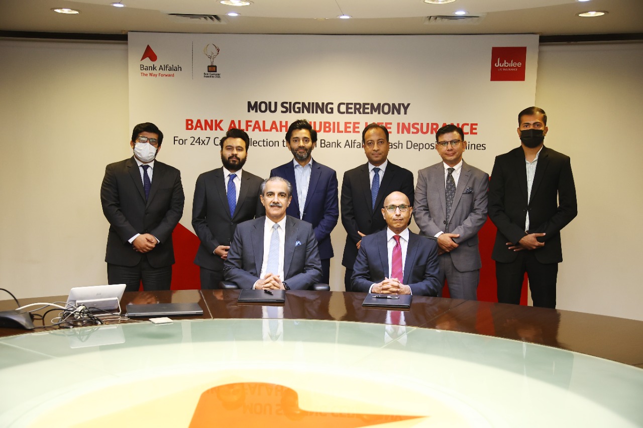 Bank Alfalah partners with Jubilee Life Insurance - Biz Today
