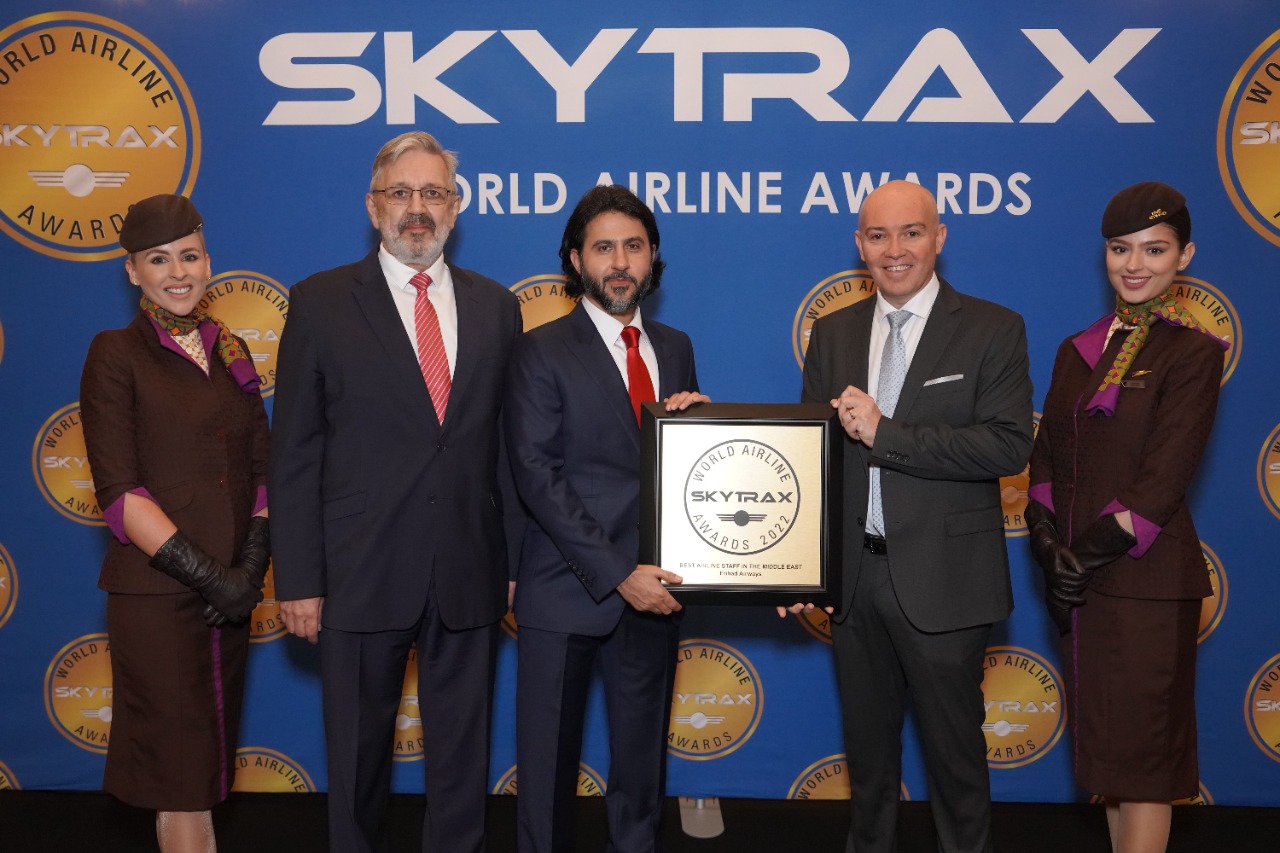 Etihad Airways named Best Airline Staff Service in the Middle East ...