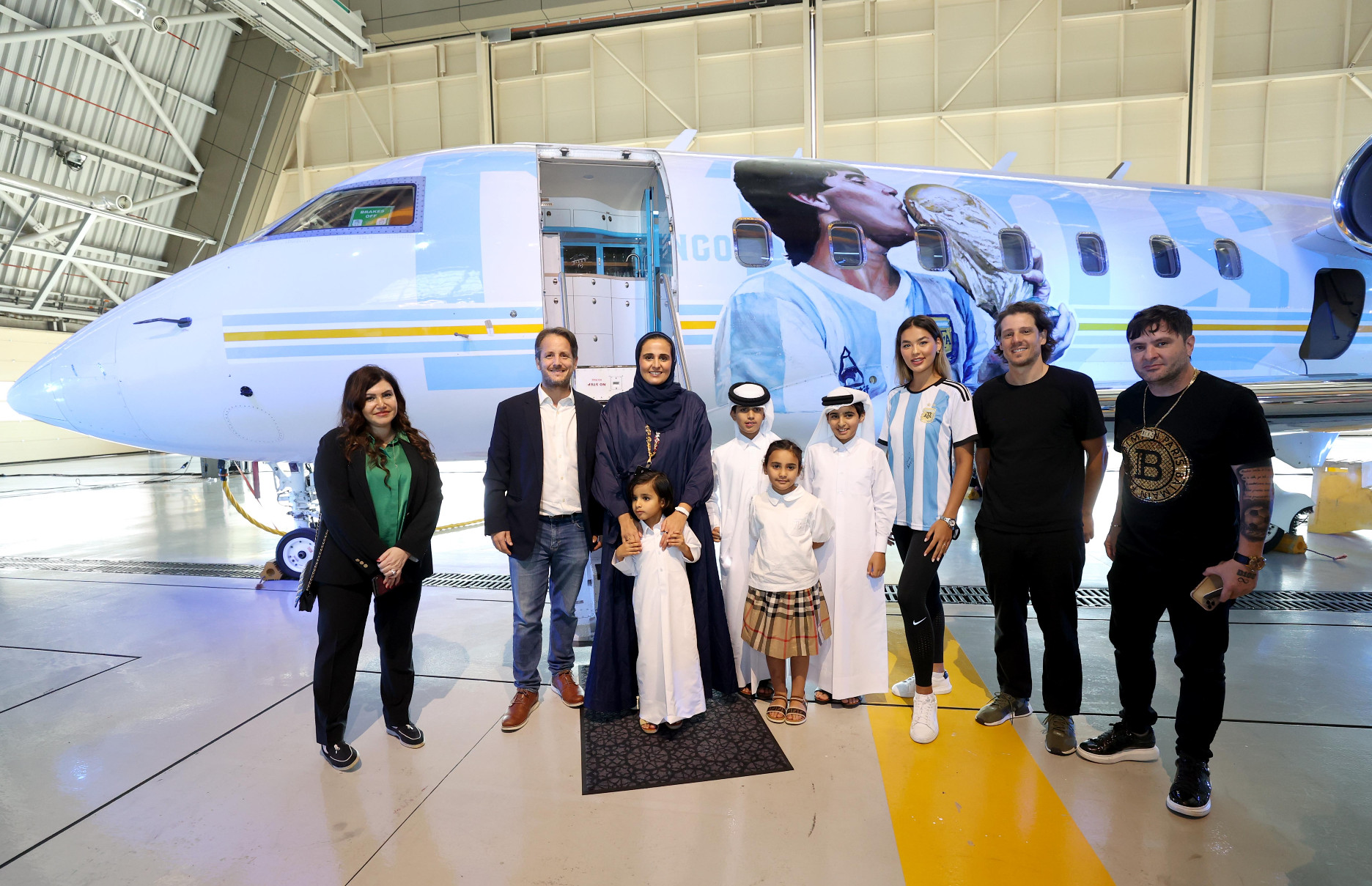 H. E. Sheikha Al Mayassa Bint Hamad Al Thani officially opened Maradona ...