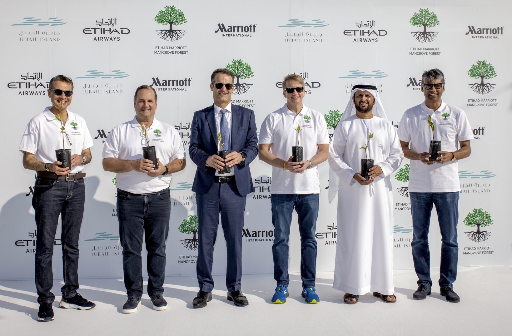 Etihad Airways and Marriott International celebrates the planting of ...