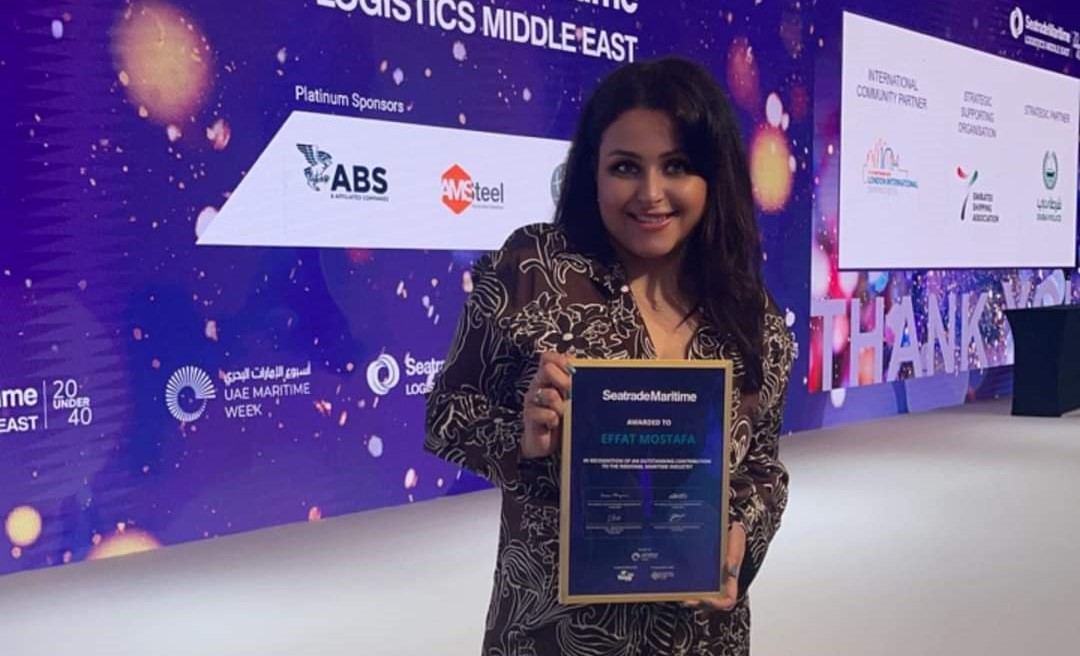 Effat Mostafa Receives Prestigious Seatrade 20 under 40 Award for Developing the MENA Maritime ...