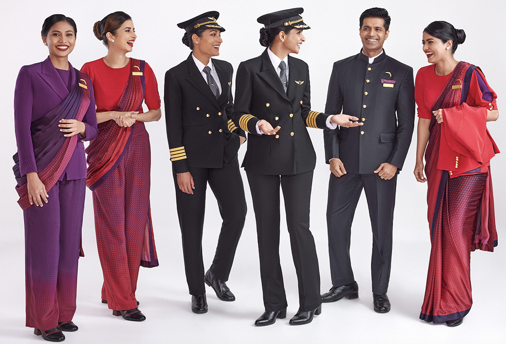 Air India reveals new crew uniforms designed by fashion designer Manish Malhotra - Biz Today