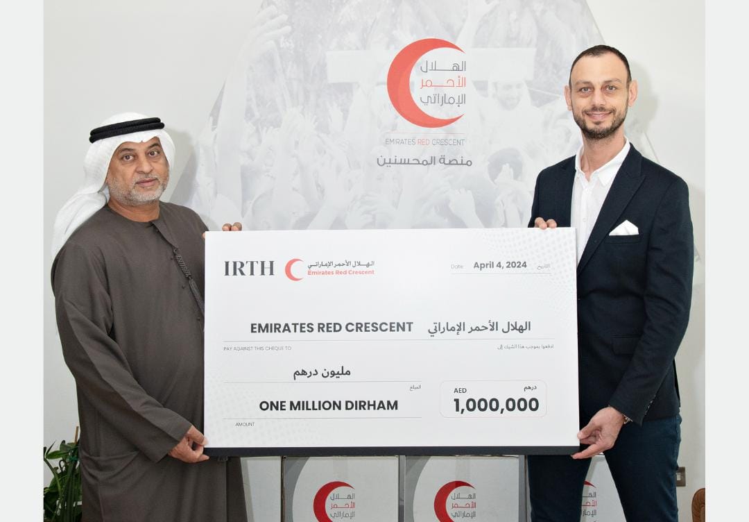 Dubai Real Estate Developer IRTH Donates One Million AED to Emirates ...
