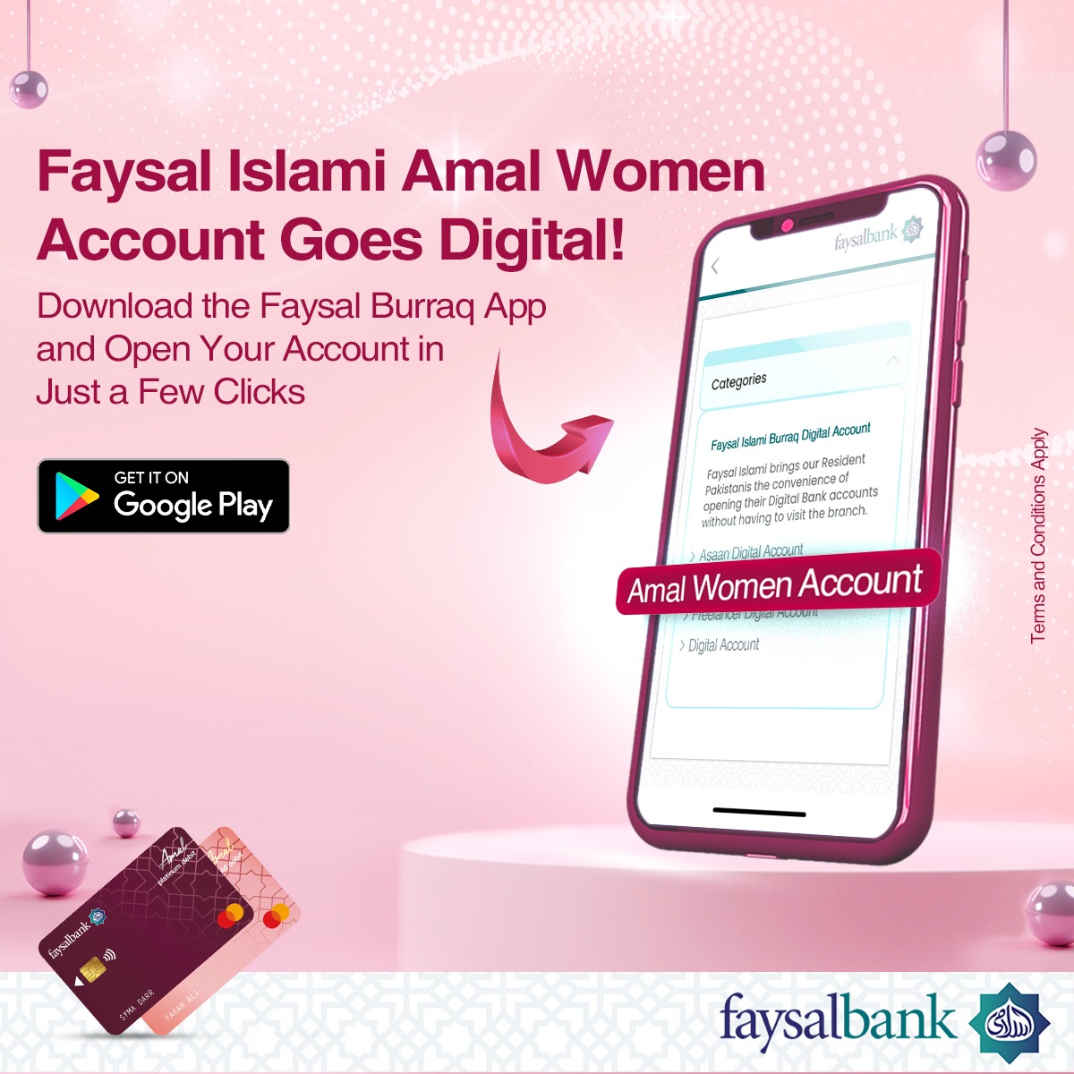 Faysal Bank announces the launch of its ‘Faysal Islami Amal Women ...