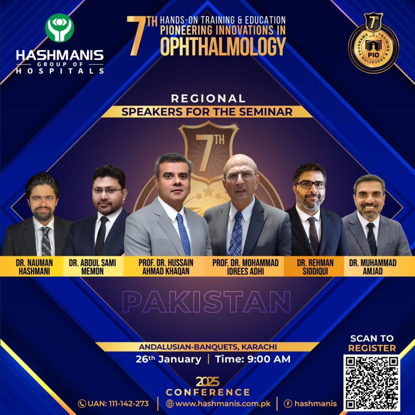 Eye Doctors from 7 Nations to Partake in Hashmanis Group's 7th ...