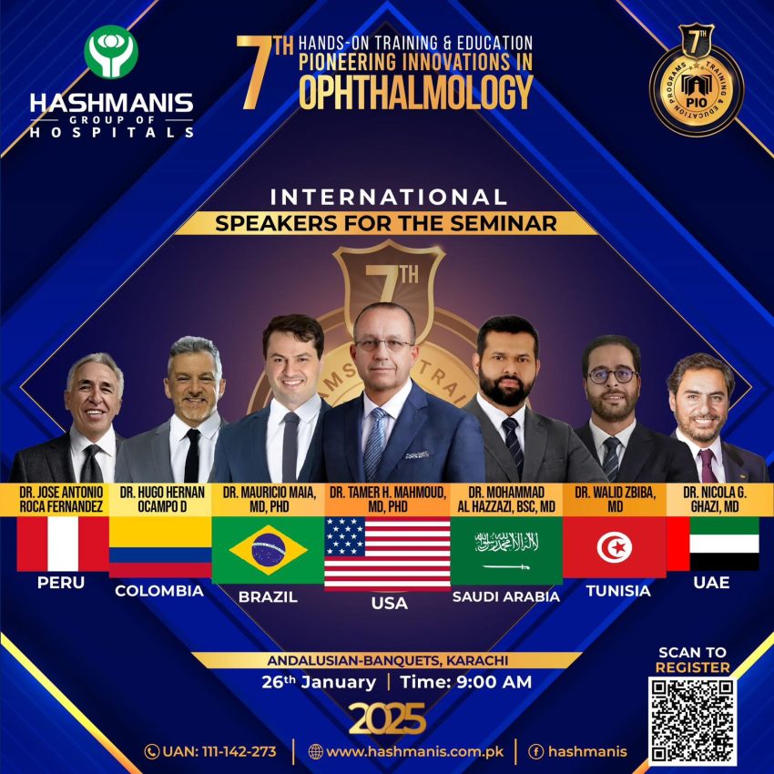 Eye Doctors from 7 Nations to Partake in Hashmanis Group's 7th ...