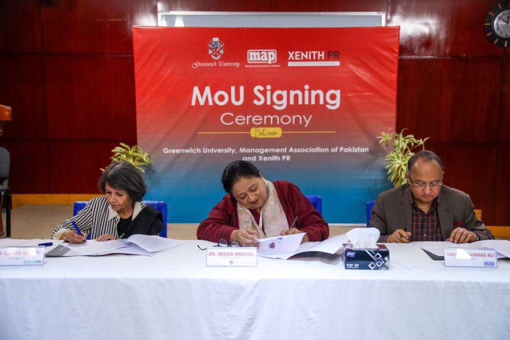 Photo-2-Greenwich-University-Management-Association-of-Pakistan-and-Xenith-PR-Sign-MoU-for ...