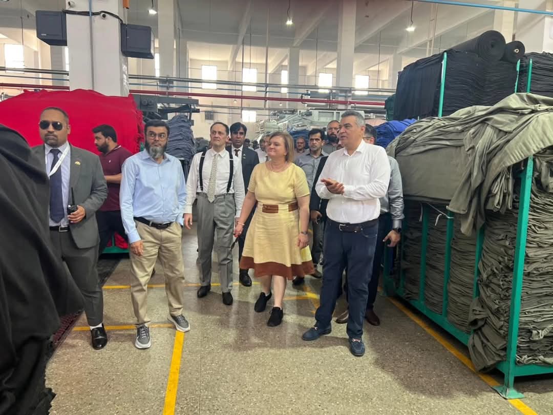Italian Ambassador Visits Gadoon Textile Mill, Highlights Strong ...