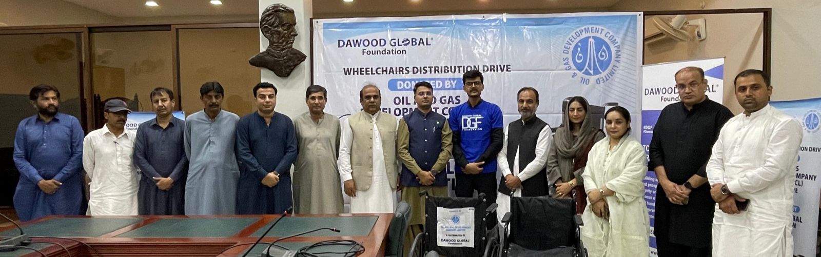 Dawood Global Foundation and OGDCL Distribute 350 Wheelchairs Across ...