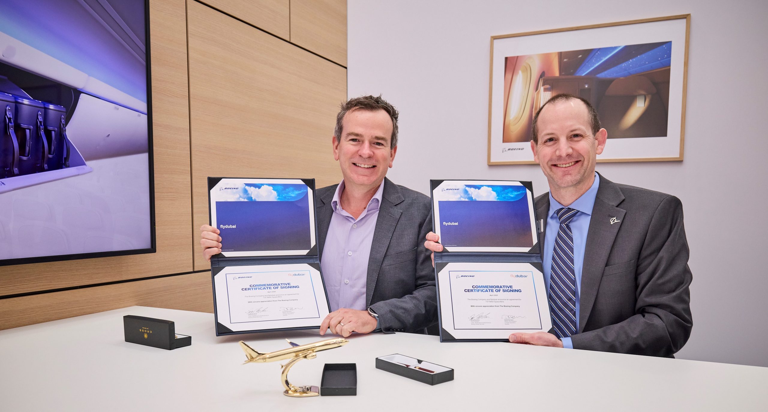 flydubai and Boeing sign agreement for Space Bins on 737 MAX fleet ...