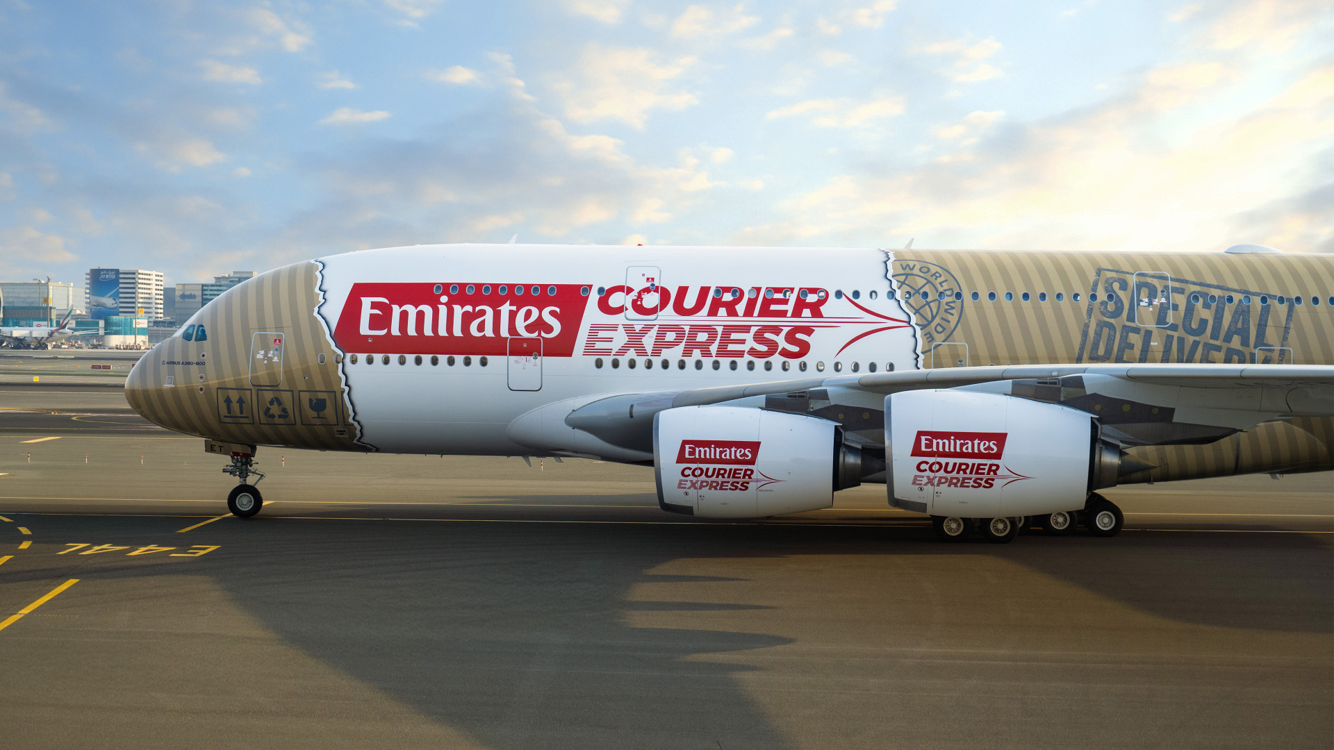 Emirates Unveils First-Ever Cargo-Inspired A380 Livery for Courier ...
