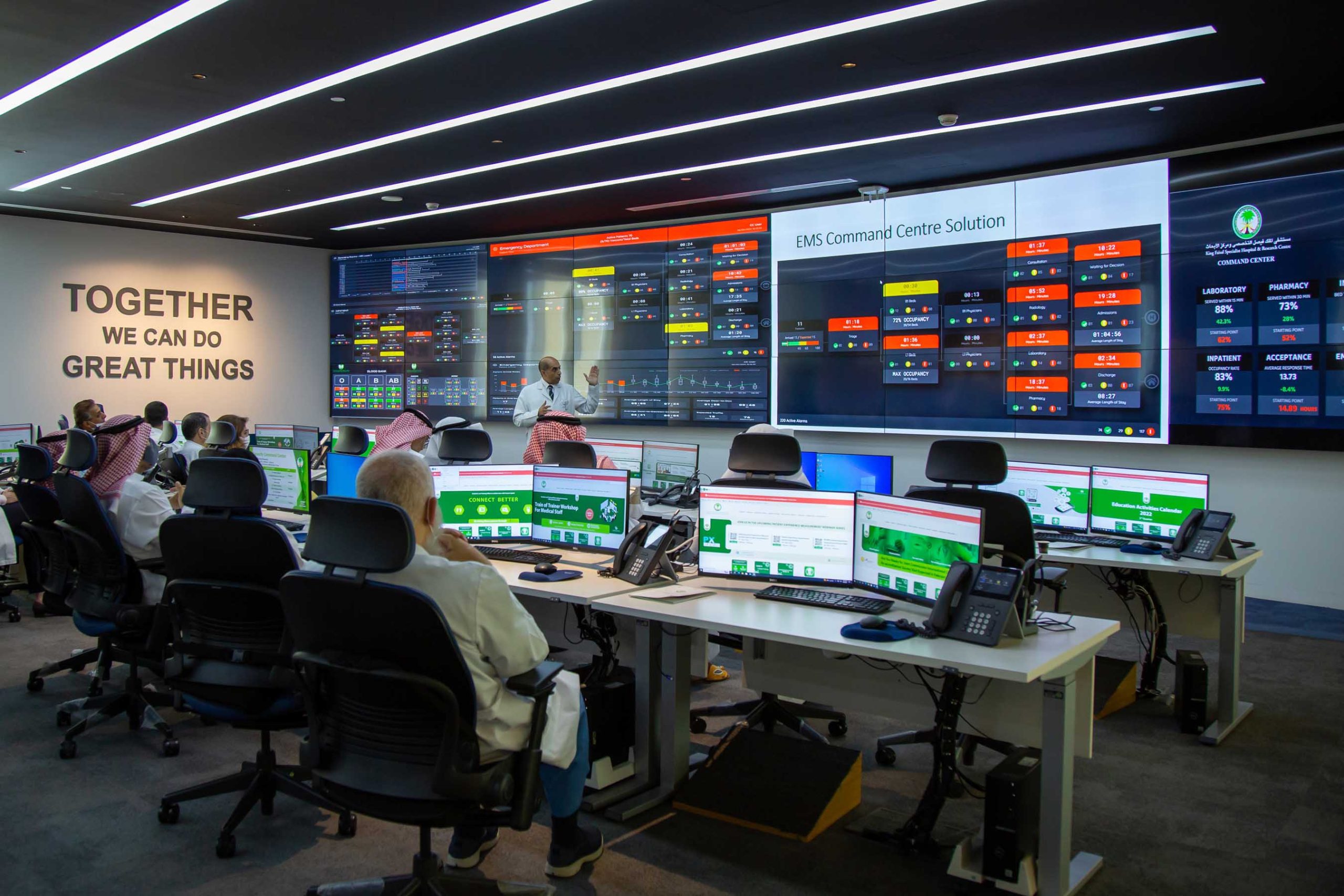 KFSHRC Command Center at the Core of Digital Transformation and Care ...