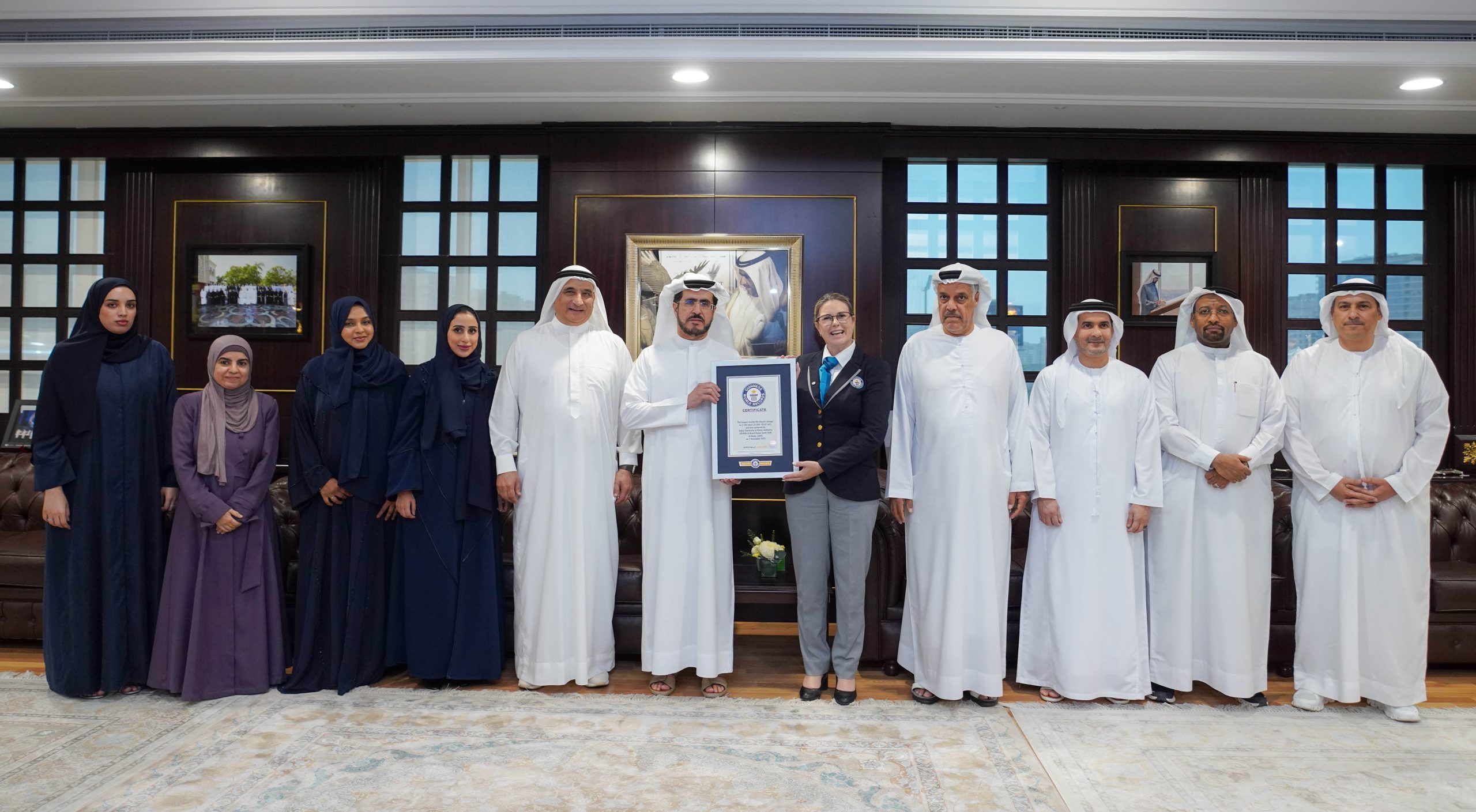 DEWA enters Guinness World Records for the world’s largest tile mosaic ...