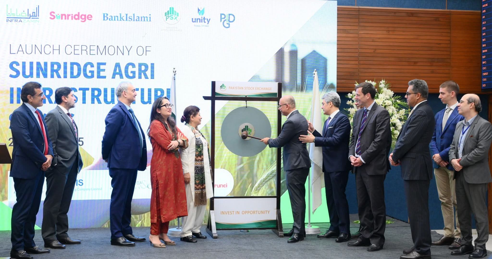 Sunridge, InfraZamin & BankIslami Launch Pakistan’s First Agri-Infrastructure Sukuk at PSX - Biz ...