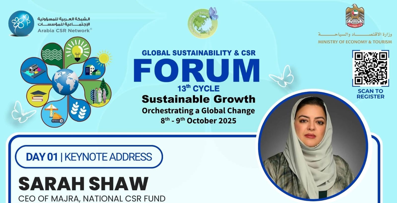 Sarah Shaw to Keynote at 13th Global Sustainability & CSR Forum - Biz Today