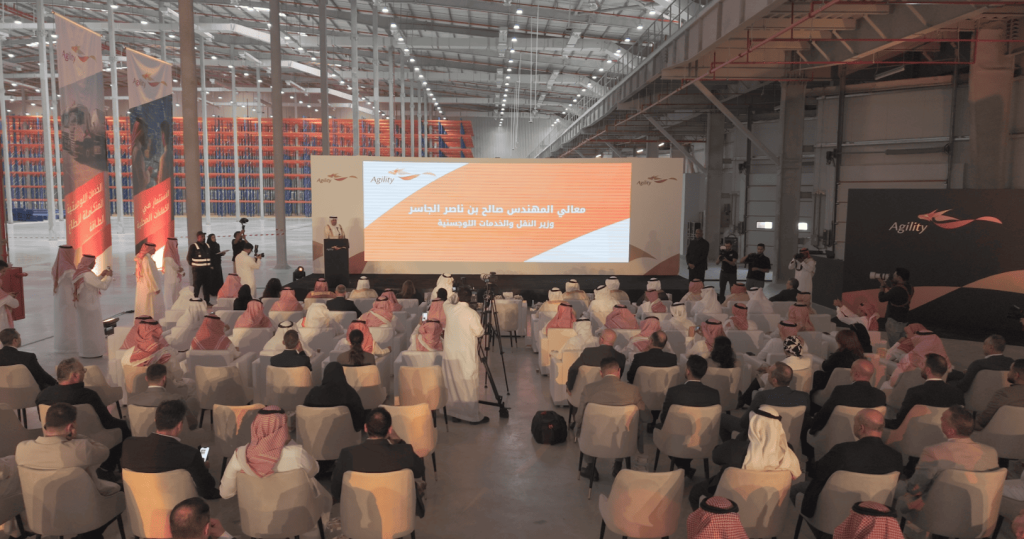 H.E. Minister Al-Jasser Inaugurates SAR 611 Million Agility Logistics ...